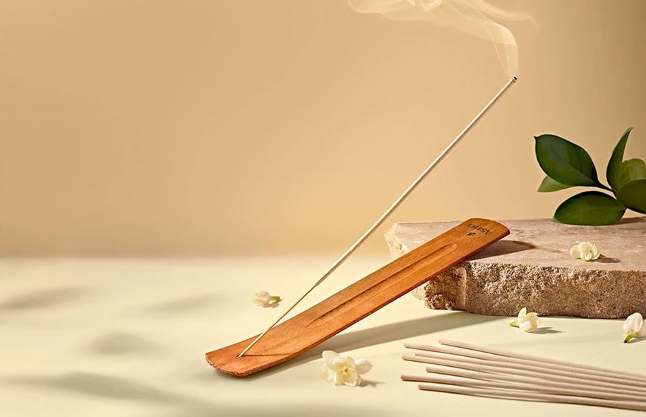 Intention Jasmine Incense & Wood Holder – Asna Beauty